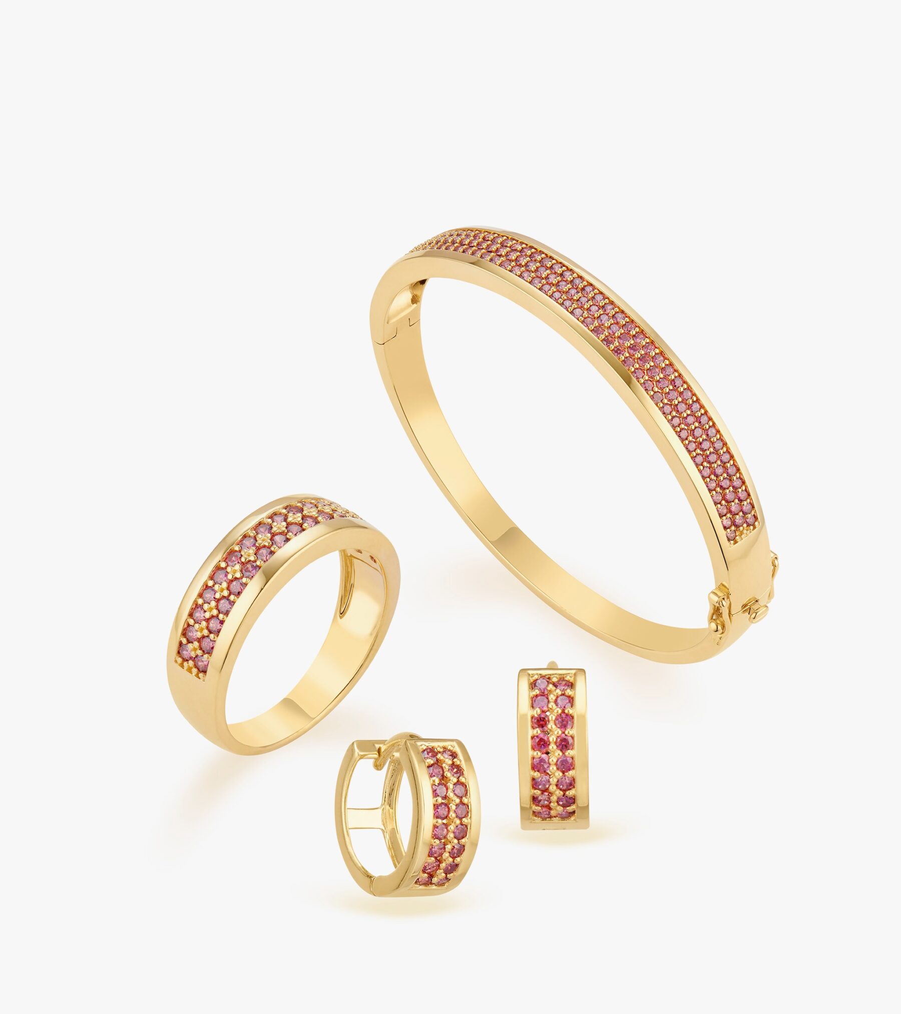 Bộ trang sức Đá màu Swarovski Vàng 18K I688 | Trang Sức NTJ